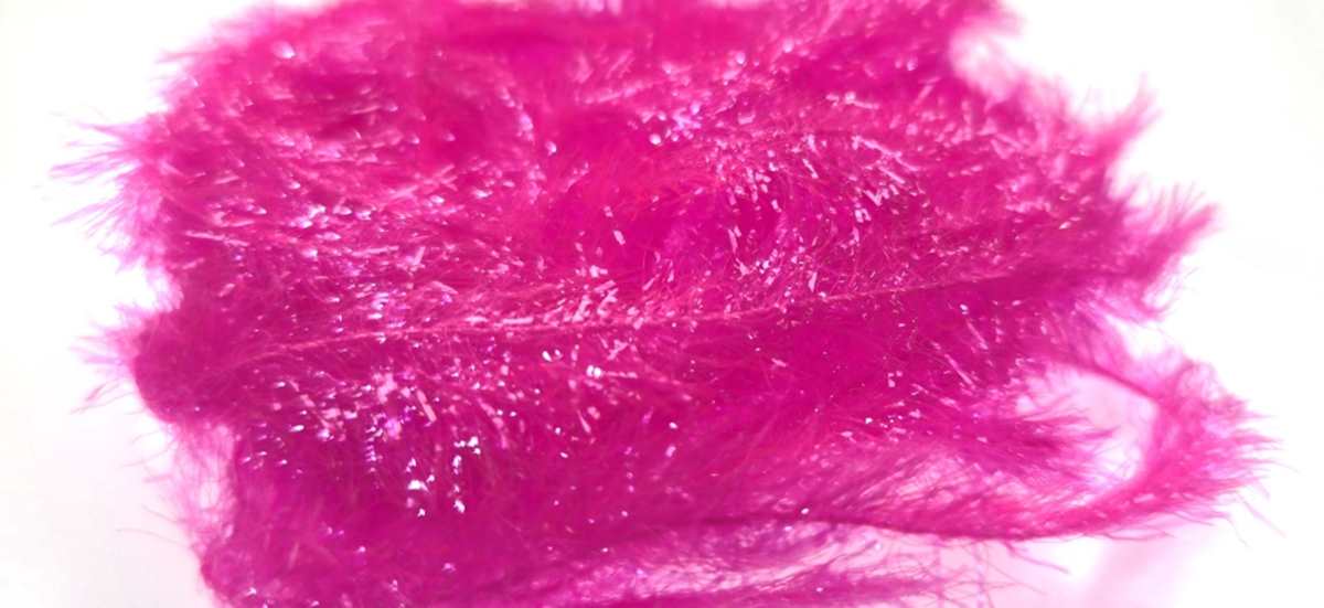 15mm Competition Chenille Fl Shrimp Pink for Fly Tying
